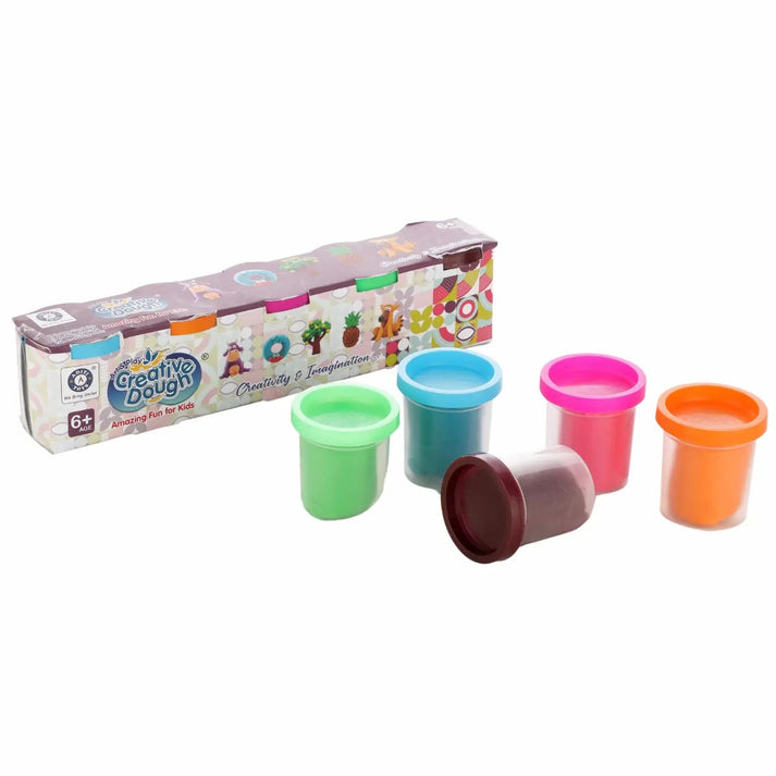 Clay Dough Creation with 6 Colourful Clay & Sculpting Figures (50gm X ...