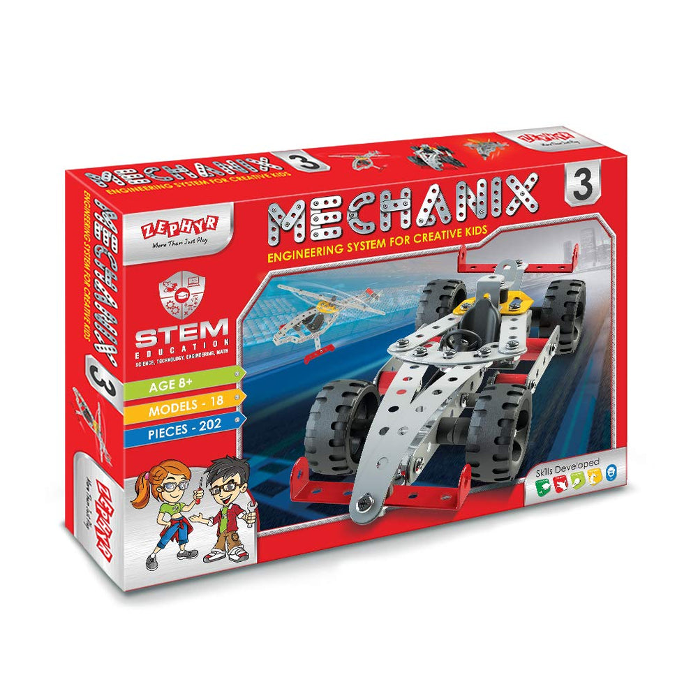 Mechanix - 3 DIY STEM Toy, Building and Construction Set – mummamall