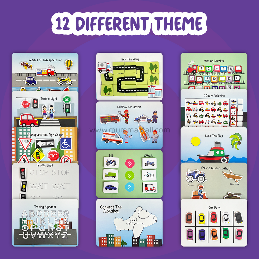 Binder Busy Book – Fun, Interactive & Educational Learning for Kids ...